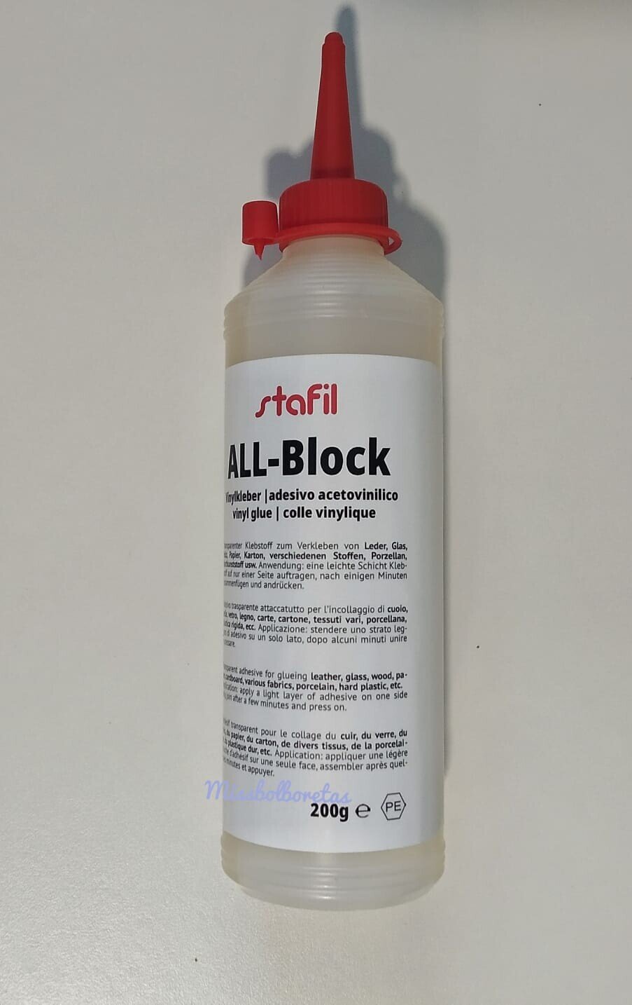 Pegamento Block Stafil pequeño | Missbolboretas